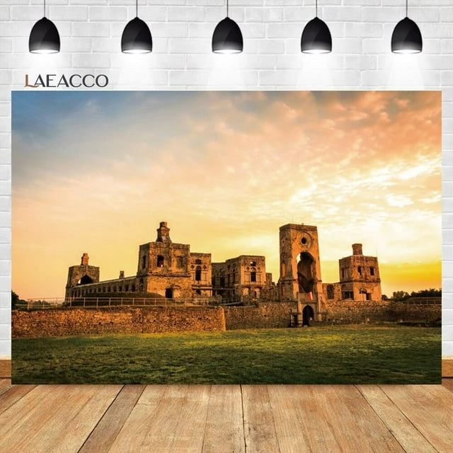 Medieval Castle Photography Backdrop European Stone Tower Gothic ...