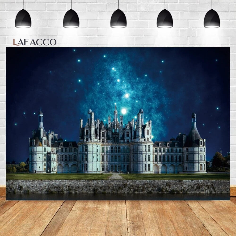 Medieval Castle Photography Backdrop European Stone Tower Gothic ...