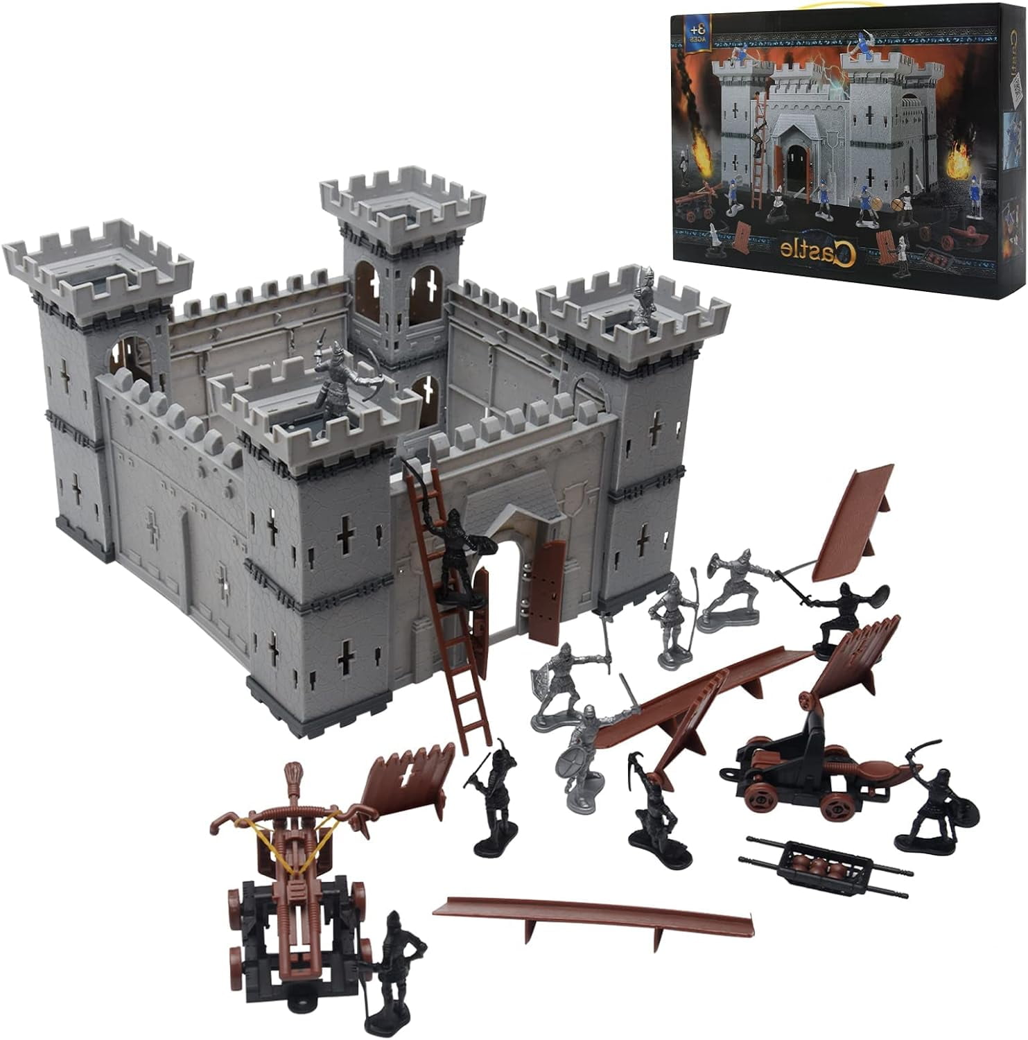 Medieval Castle Toys,Knight Game Soldier Model Building Accessories ...