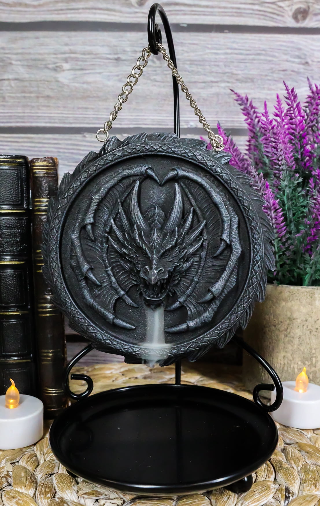 Medieval Celtic Dragon Breath Aroma Waterfall Medal Backflow Incense ...