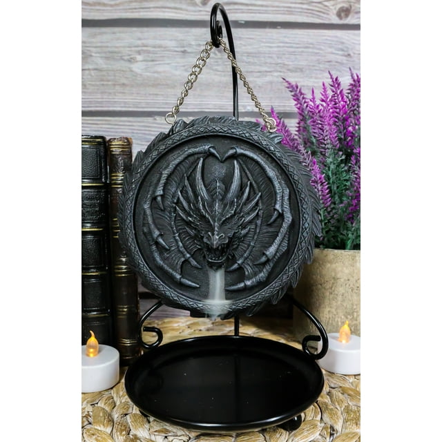 Medieval Celtic Dragon Breath Aroma Waterfall Medal Backflow Incense ...