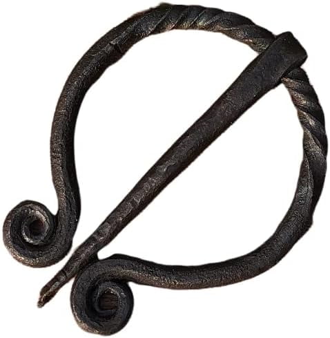 Medieval Cloak Pin, Norse Fibula Penannular Brooch, Viking cloak pin ...
