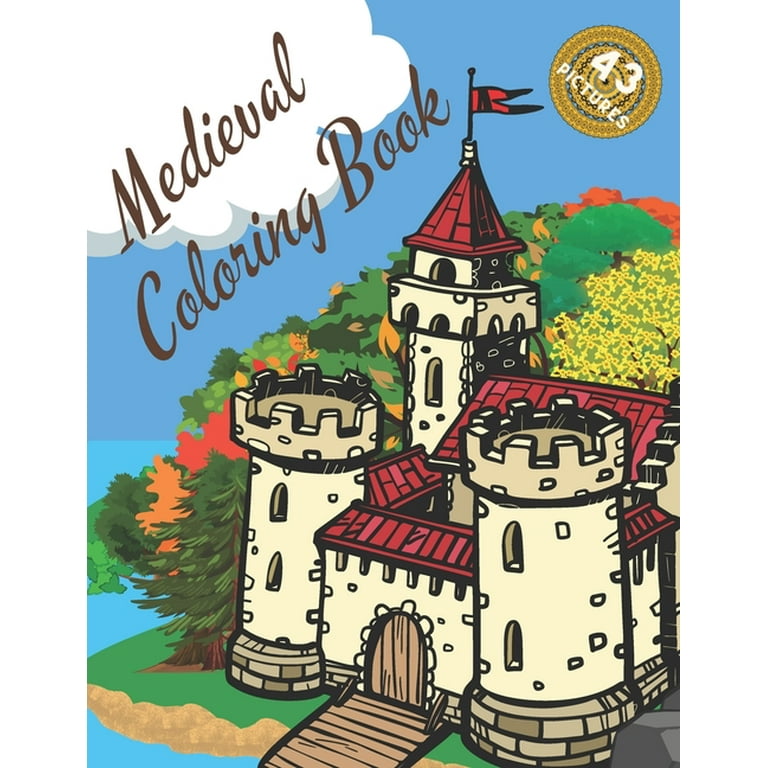 medieval coloring book for adults
