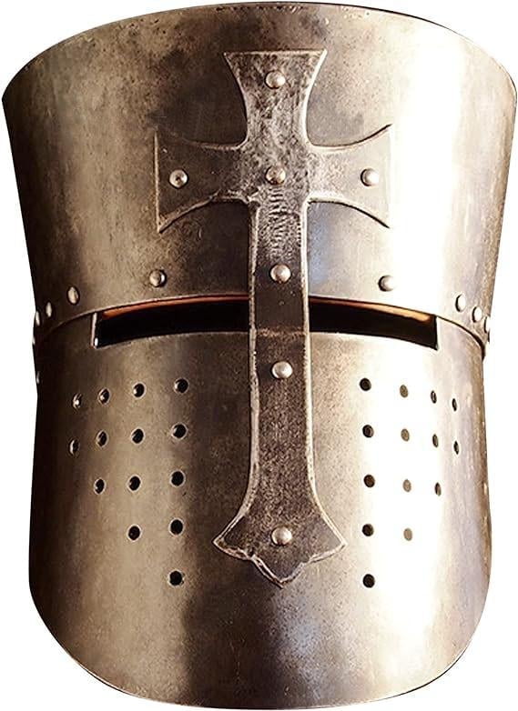 Medieval Crusader Helmet 12th Century Templar Crusader Knight Armor ...