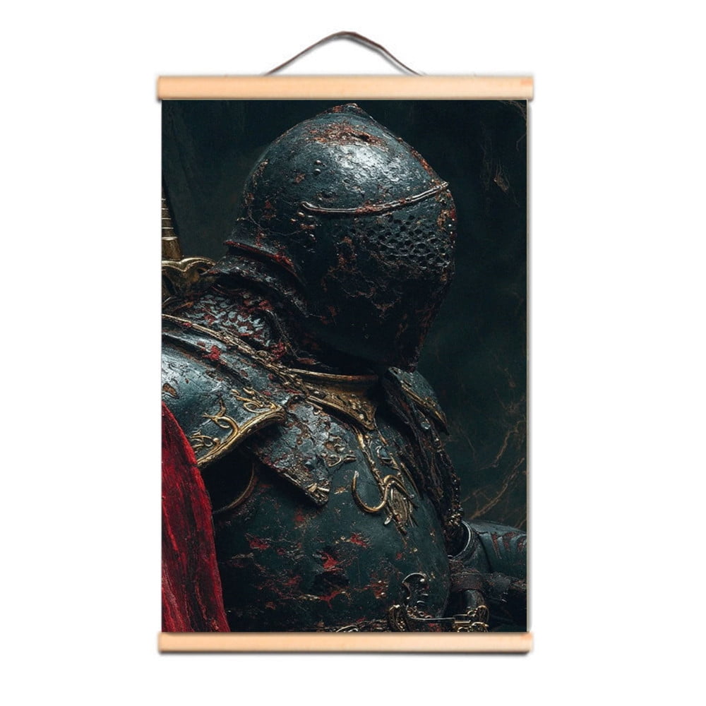 Medieval Crusader Knight Tapestry Room Home Decor Wall Chart Beautiful ...