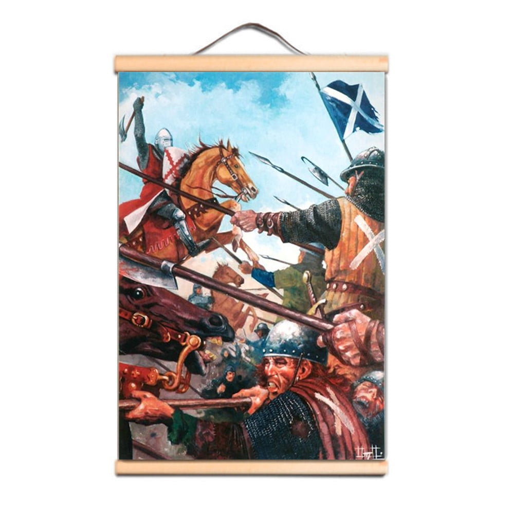 Medieval Crusader Warrior Tapestry Wall Chart Room & Office Wall Decor ...