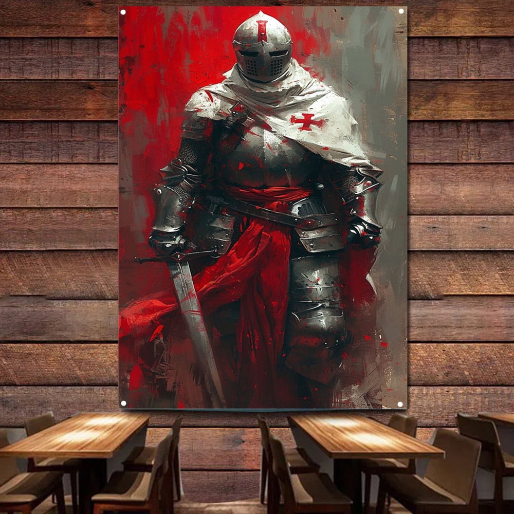 Medieval Crusades of Christ History Poster Wall Art Decor Banner ...