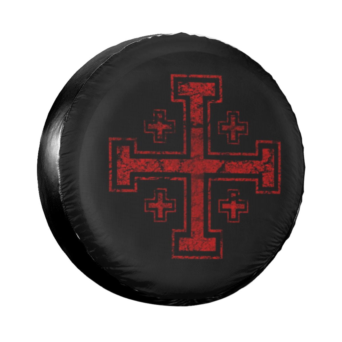 Medieval Emblem Knights Templar Spare Wheel Tire Cover Case for Pajero ...