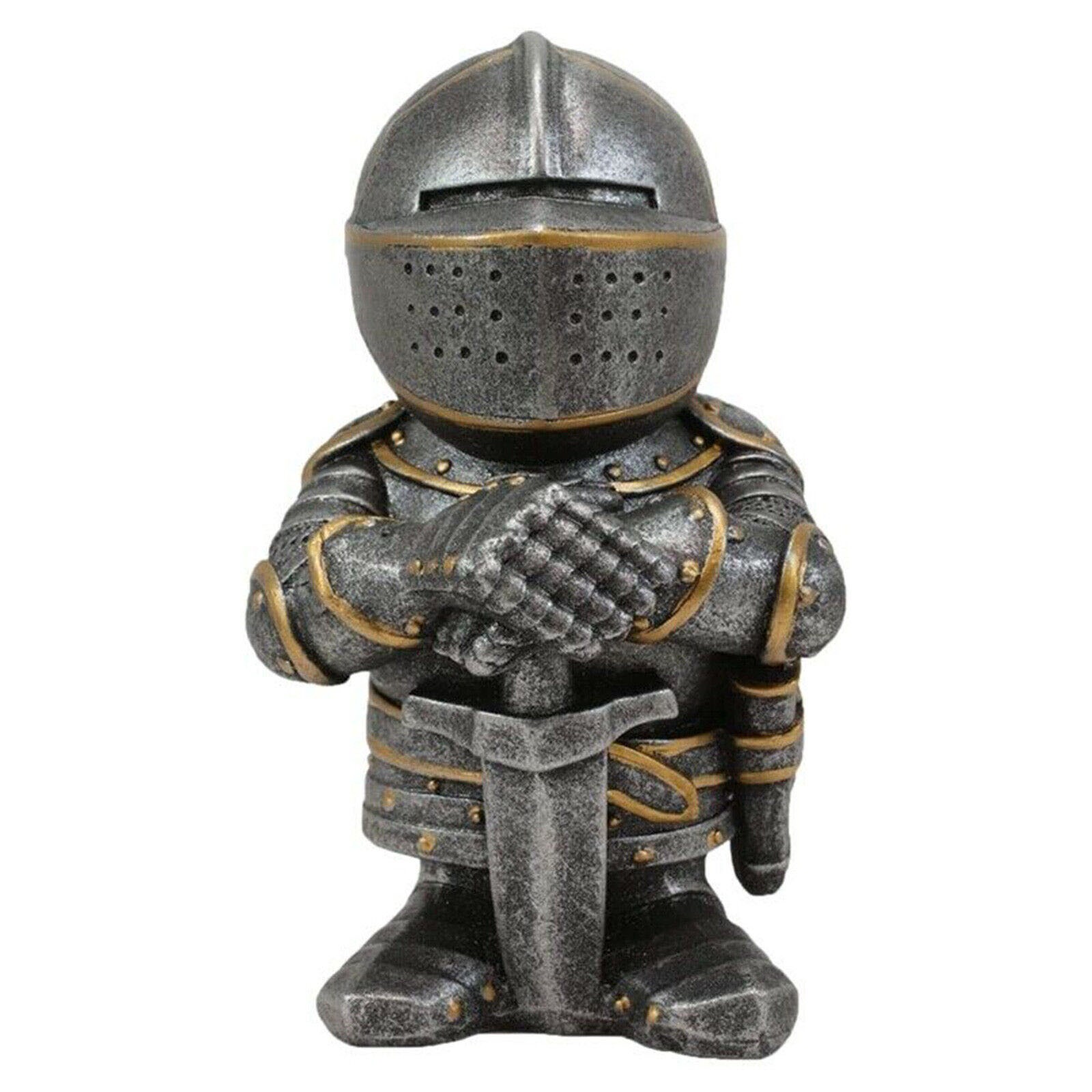 Medieval Figurine Art Ornament Sculpture Gnome Guard Home Garden Decor ...