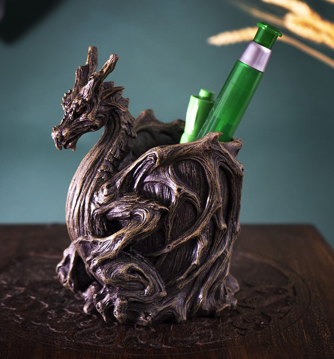 Medieval Forest Tree Ent Greenman Dendritic Roots Dragon Desktop Pen ...