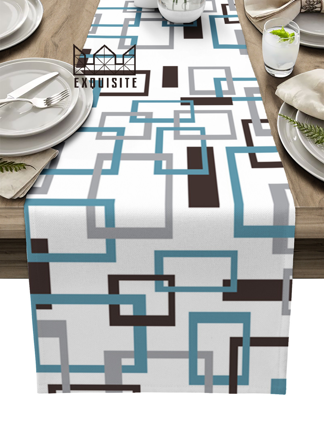 Medieval Geometry Classic Table Runner ration Home r Dinner Table ...