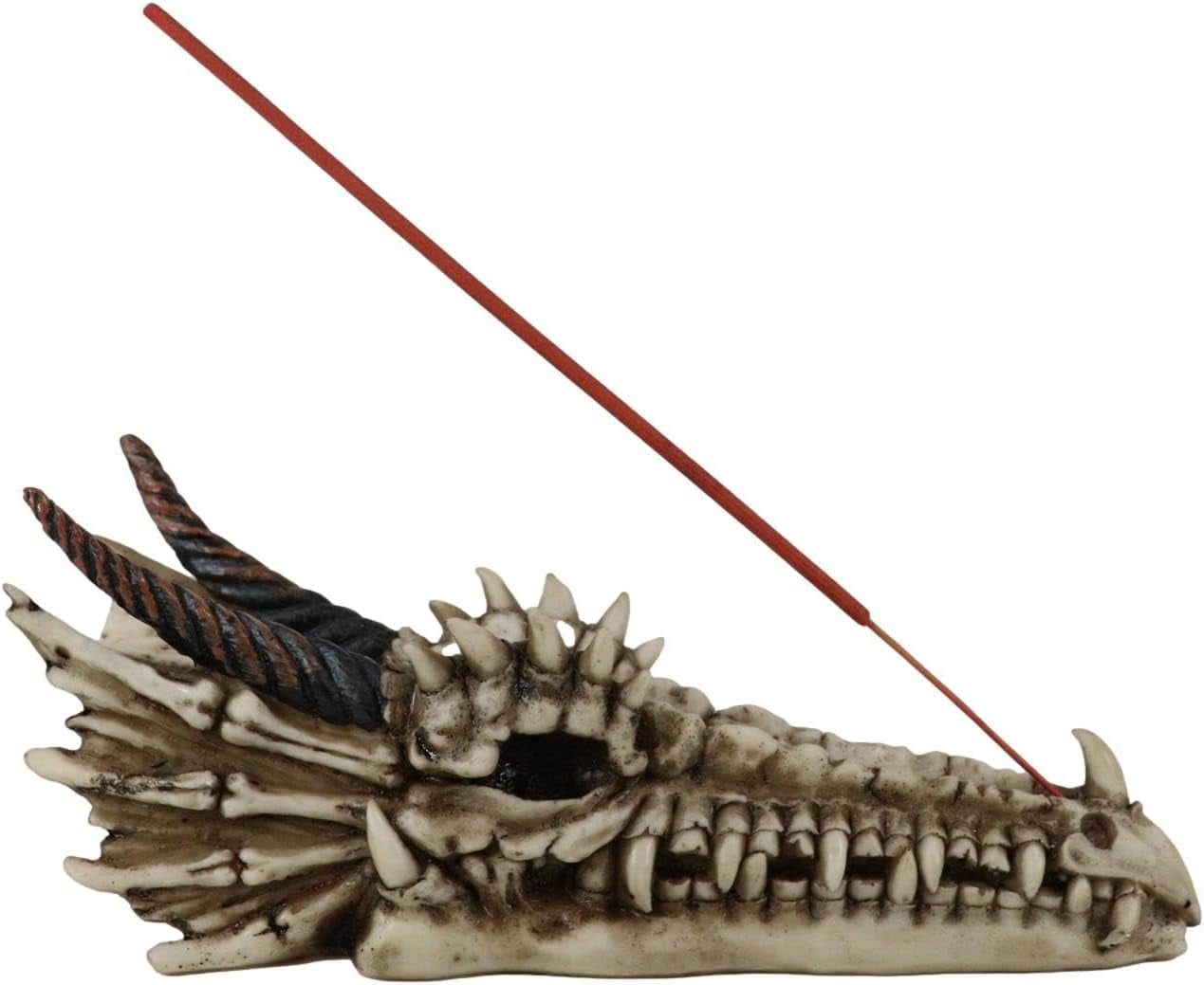 Medieval Gothic Drogon Ancient Dragon Head Skeleton Incense Burner ...