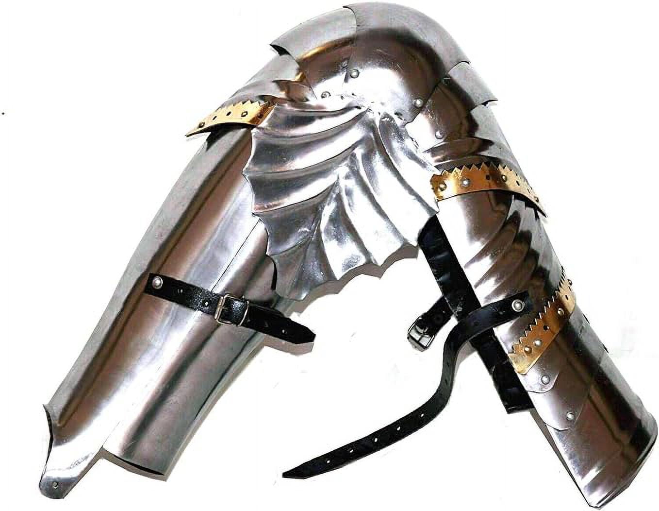 Medieval Gothic Full Leg Guard Set LARP Armor Halloween Costume ...