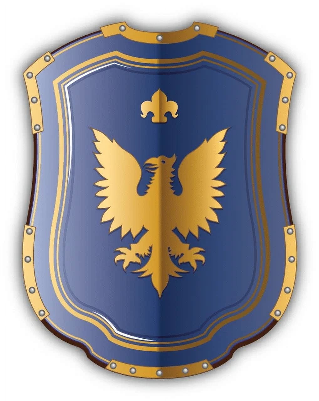 Medieval Griffin Shield Sticker Phone Decal Water Bottle Stickers Car ...