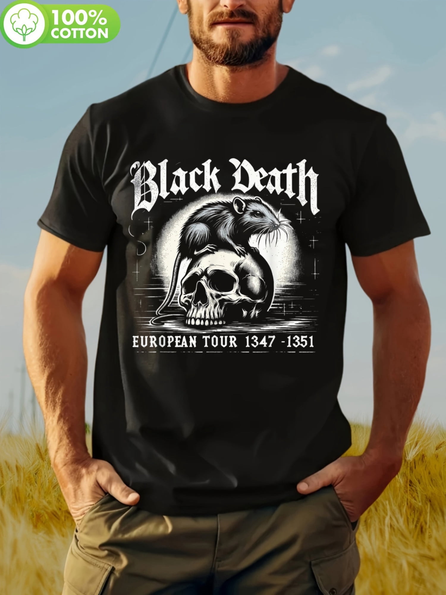 Medieval History T-Shirt Featuring The Plague Rat from The Black Death ...