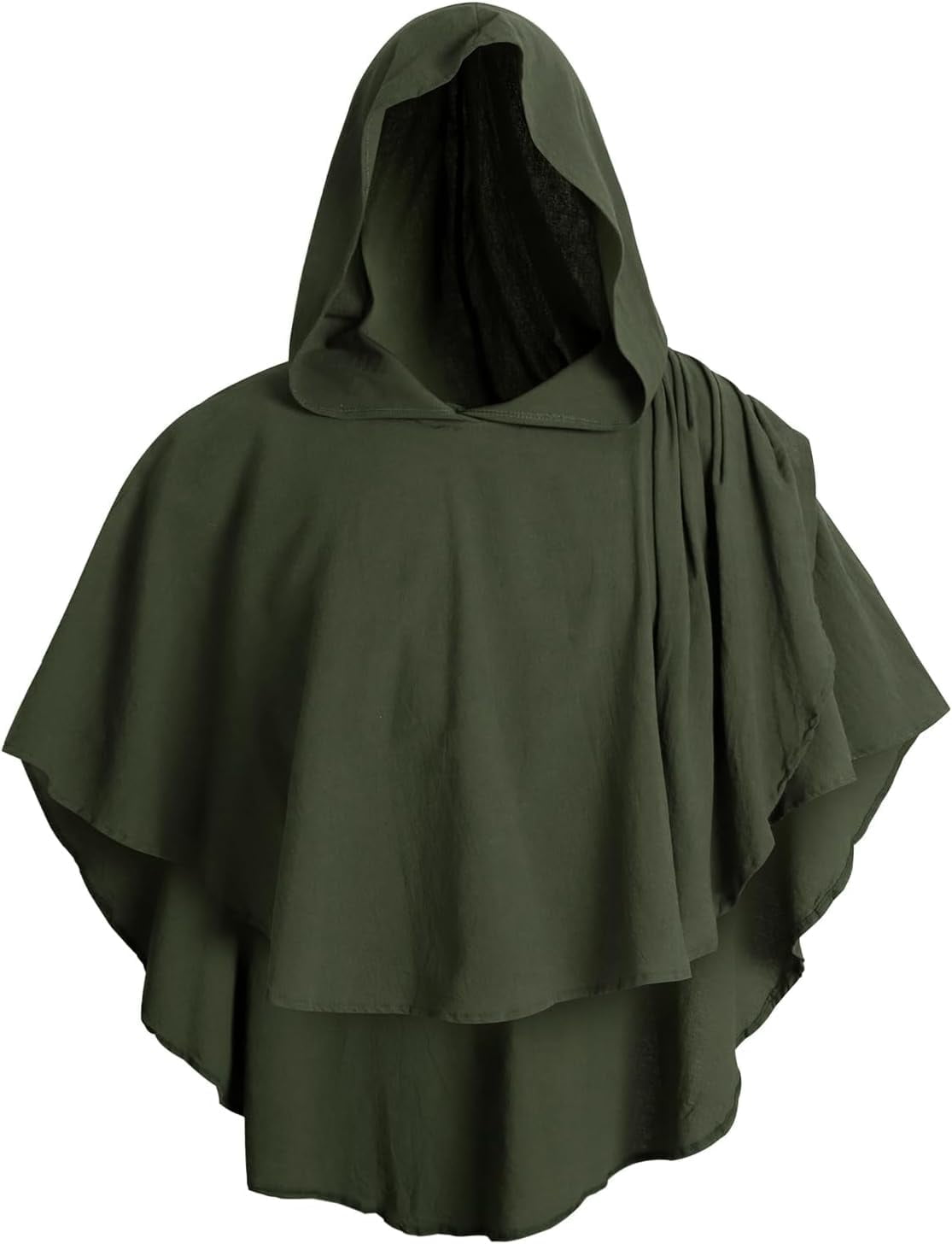 Medieval Hooded Cowl Post Apocalyptic Shawl Scarf Shaman Cowl ...