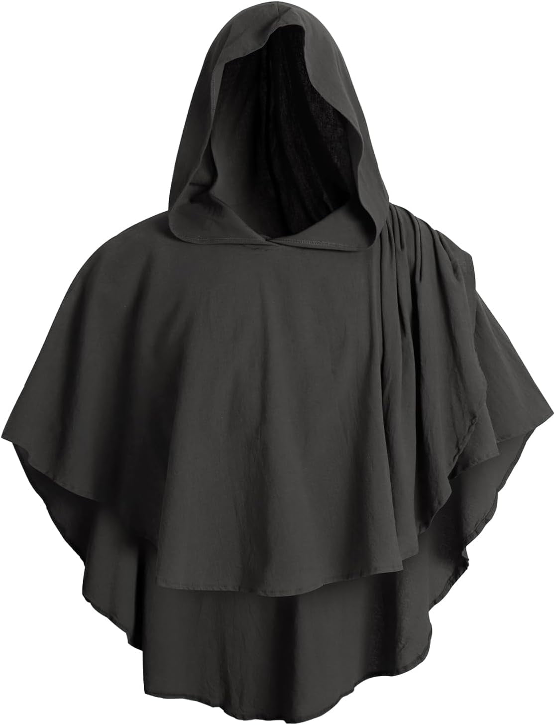 Medieval Hooded Cowl Post Apocalyptic Shawl Scarf Shaman Cowl ...