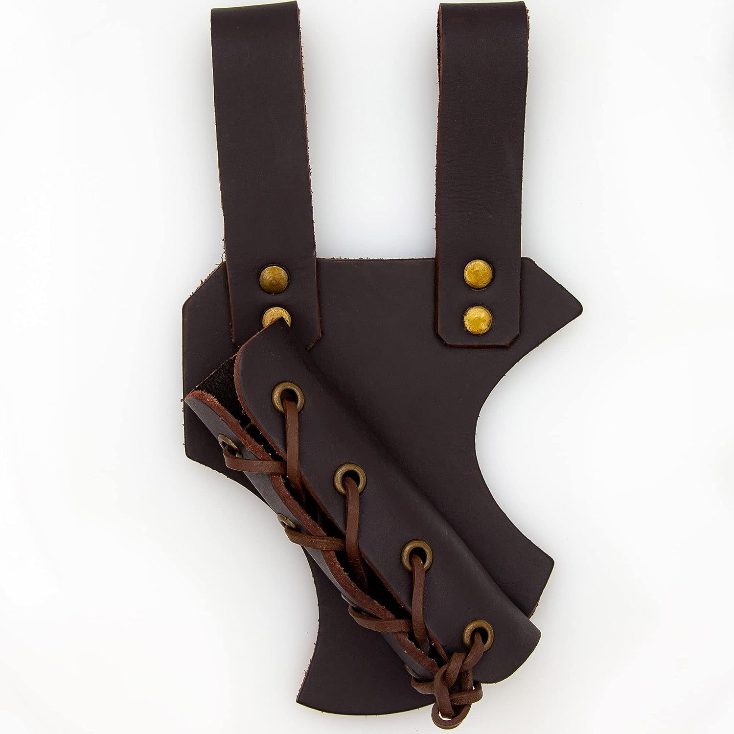 Medieval Inspired Armory Replicas Genuine Bovine Leather Hawk Wood ...