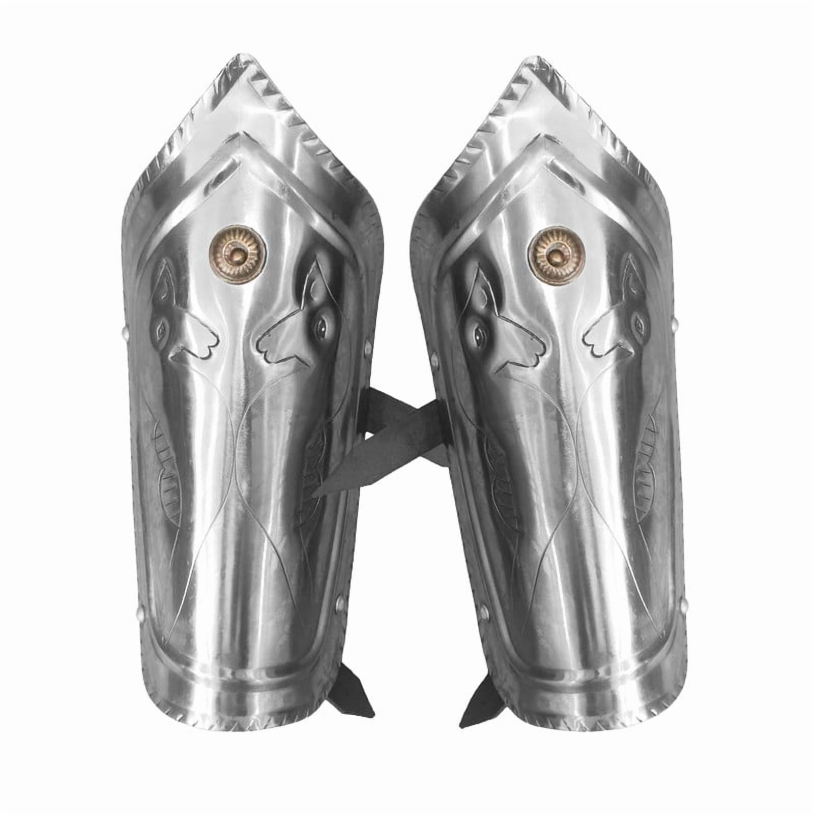 Medieval Iron Steel Handmade Hand Guards Fully Functional Arm Bracers ...