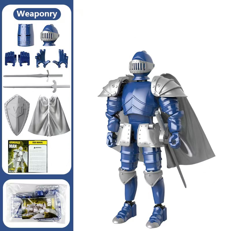 Medieval Knight 3D Multi-Jointed Movable Shapeshift Robot Mannequin ...