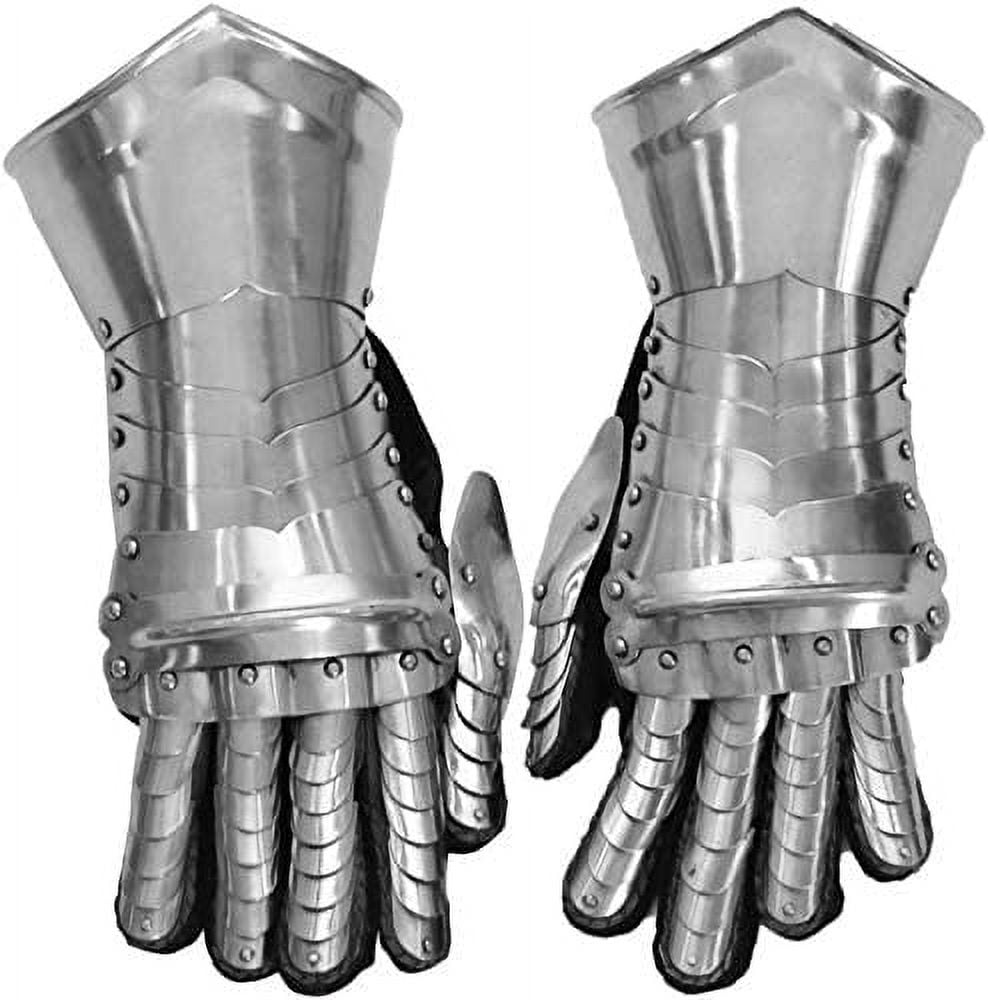 Medieval Knight Gauntlets Armor Steel Gloves - Walmart.com