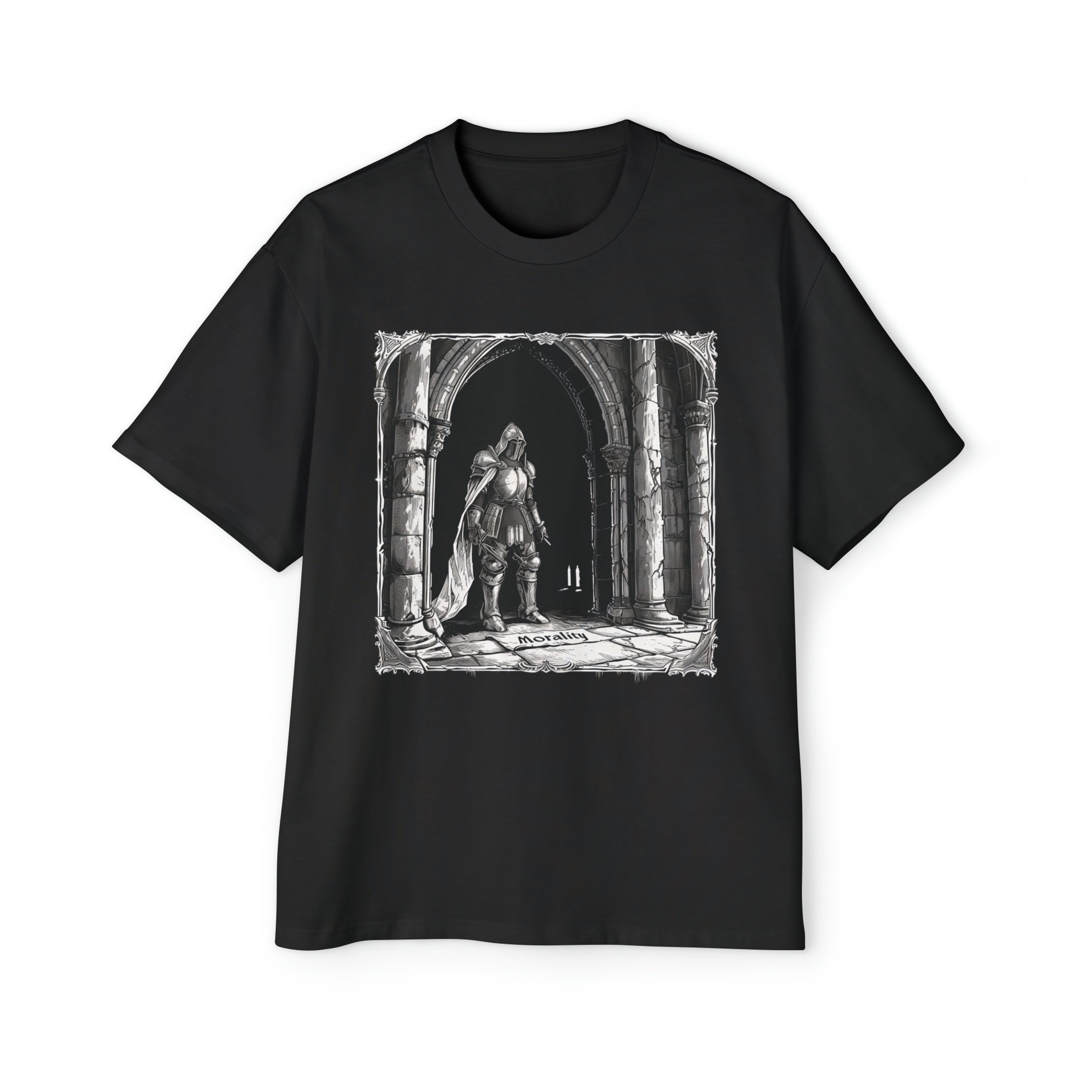 Medieval Knight | Gothic Shirt | Oversized Shirt | Morality Series ...