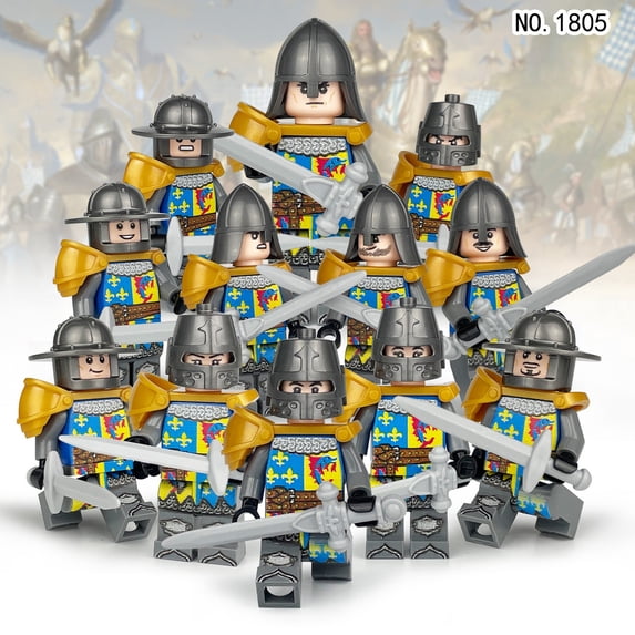 Medieval Knights and Soldiers Lot 12pcs - 1805 - Walmart.com