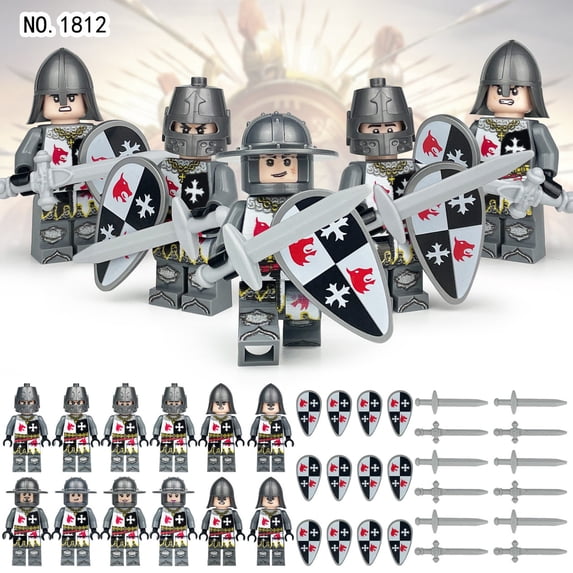 Medieval Knights and Soldiers Lot 12pcs - 1812 - Walmart.com