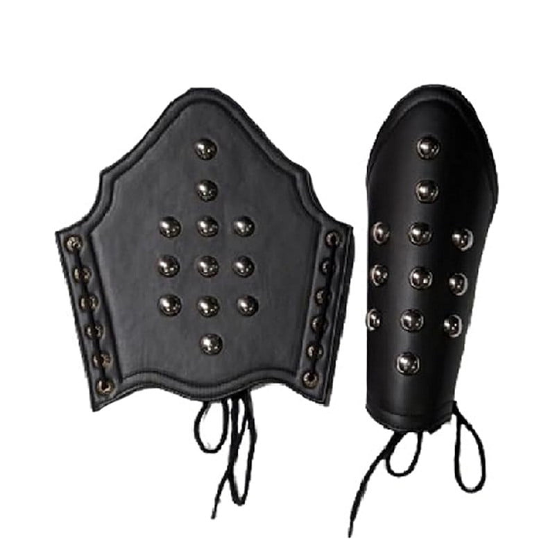 Medieval Leather Hand Guards Roman Legion Legionnaire Forearm Guard ...