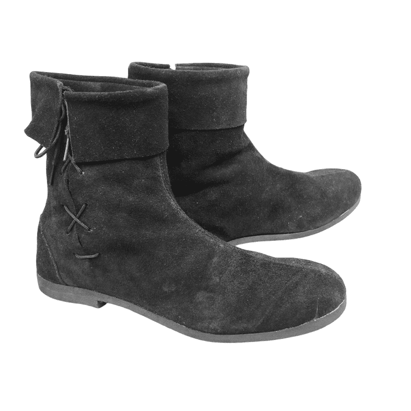Medieval Leather Shoes Renaissance Fair Pirates Ankle Shoe LARP ...