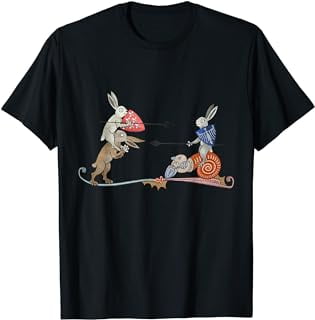 Medieval Marginalia - Jousting Rabbits Joust - MargiKnights T-Shirt ...