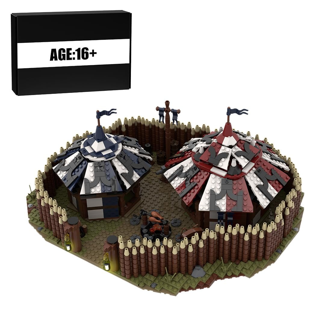 Medieval Mercenary Building Set, 2524 PCS MOC Modular House ...