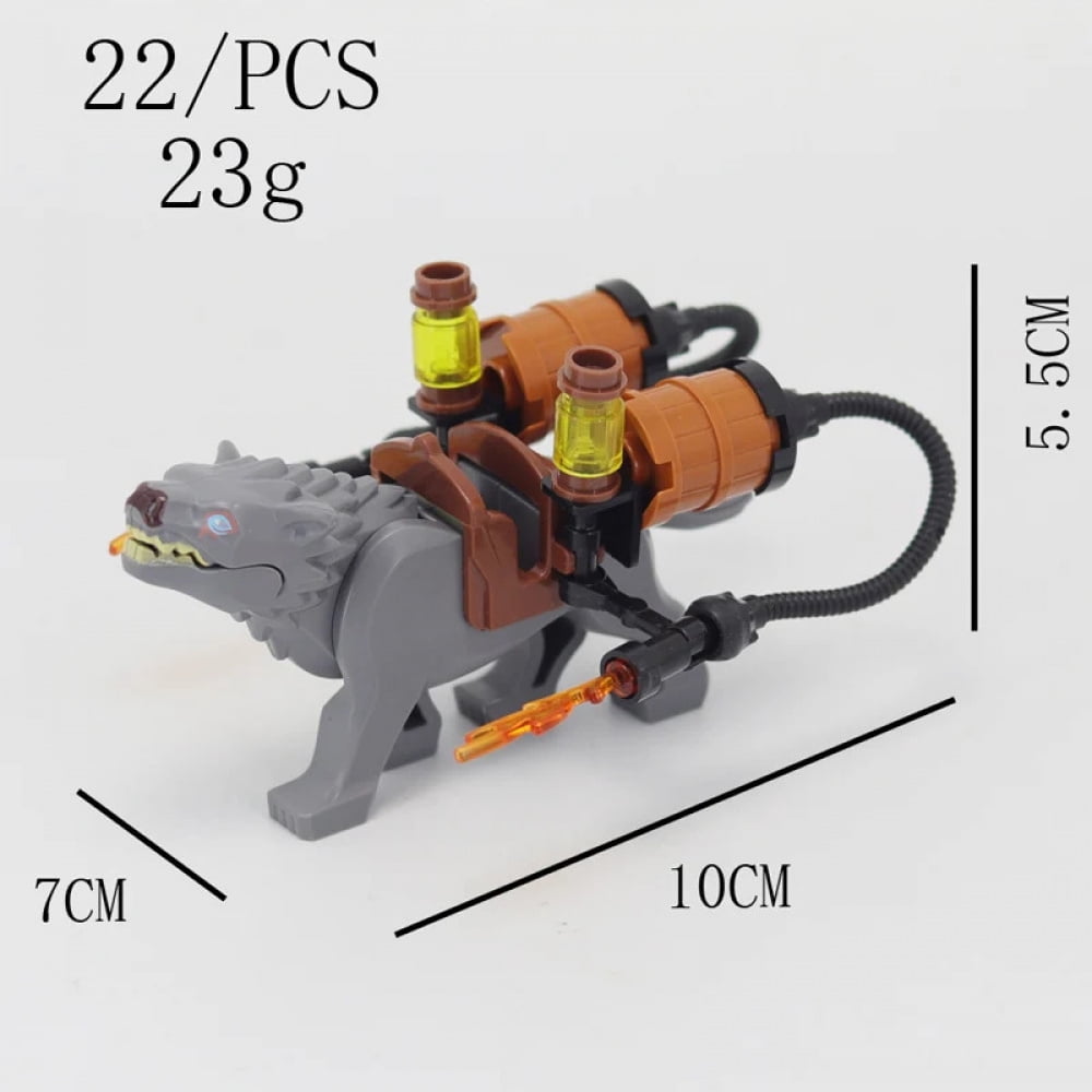 Medieval Military Building Block Toy Artillery Carriage Gun Siege ...