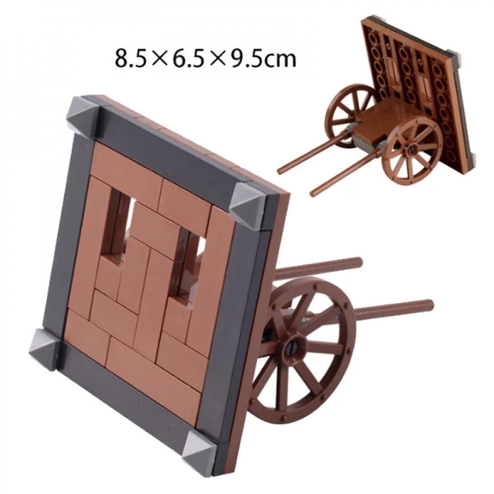 Medieval Military Building Block Toy Artillery Carriage Gun Siege ...