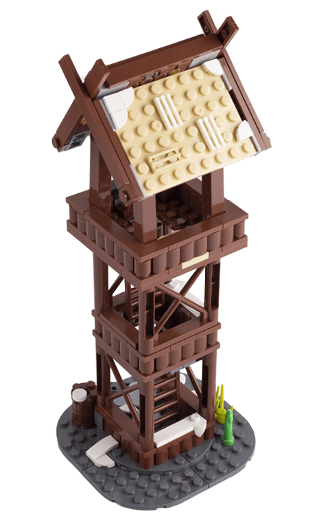 Medieval Military Building Block Toy Artillery Carriage Gun Siege ...