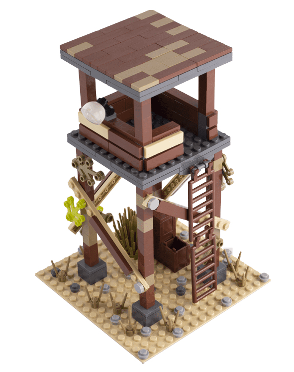 Medieval Military Building Block Toy Artillery Carriage Gun Siege ...