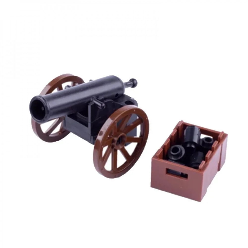 Medieval Military Building Block Toy Artillery Carriage Gun Siege ...