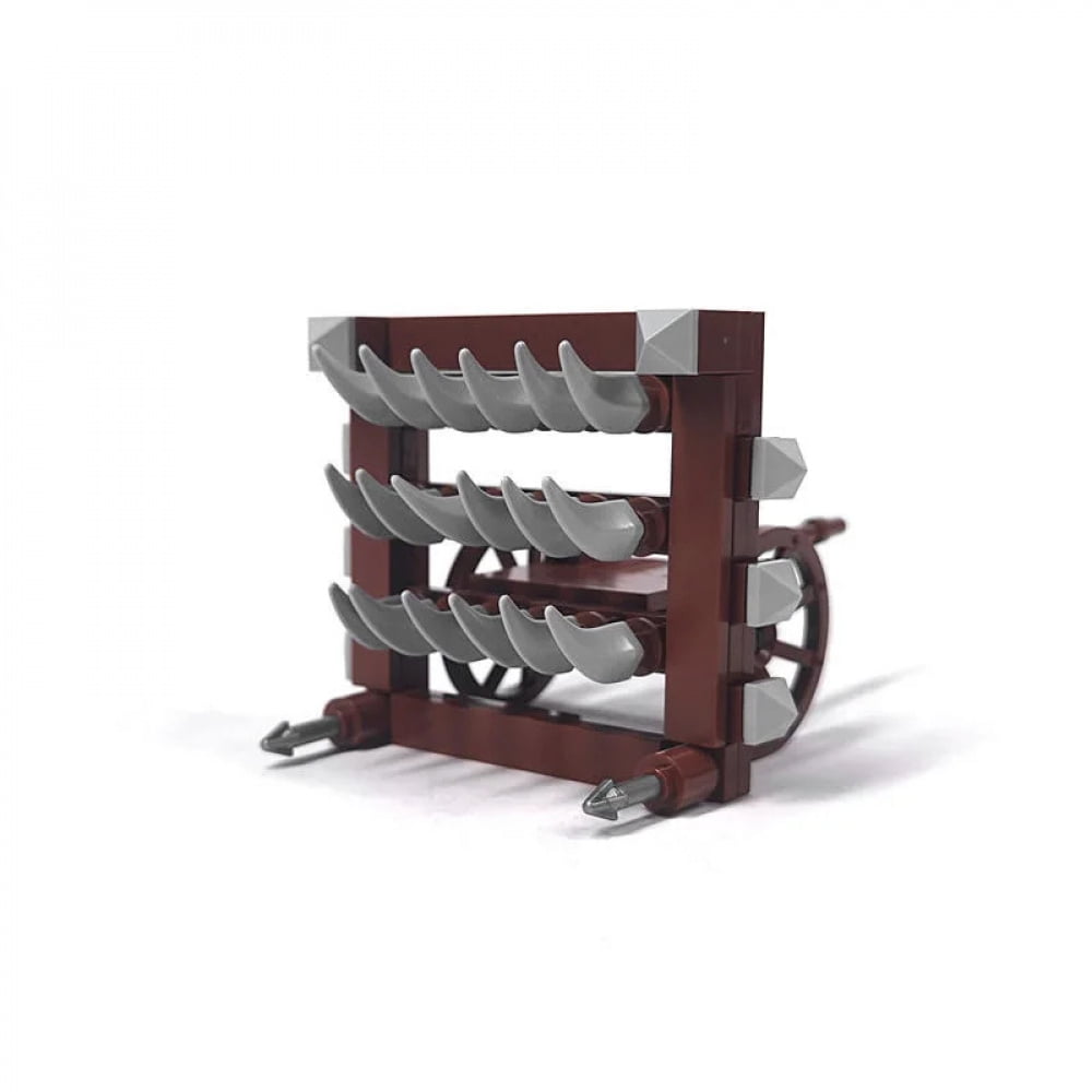 Medieval Military Building Block Toy Artillery Carriage Gun Siege ...