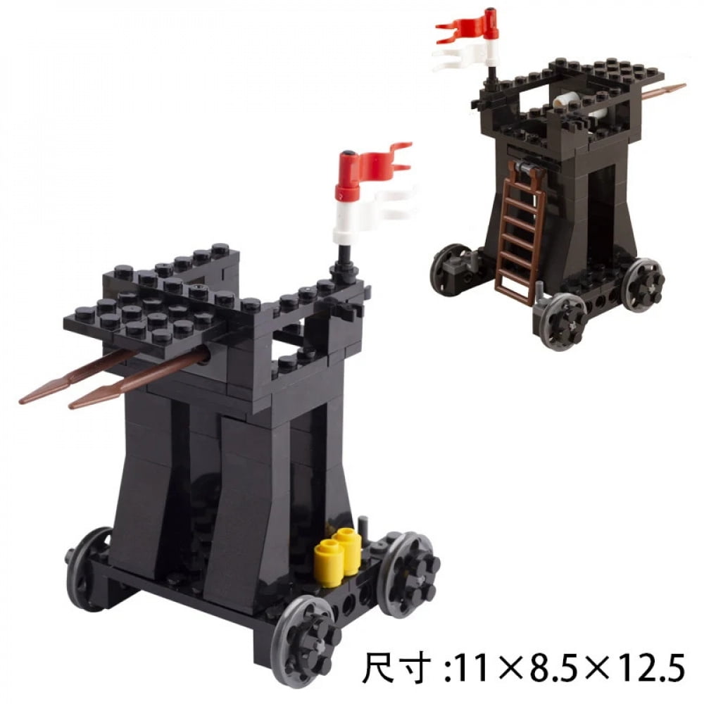 Medieval Military Building Block Toy Artillery Carriage Gun Siege ...
