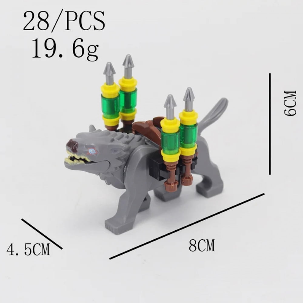 Medieval Military Building Block Toy Artillery Carriage Gun Siege ...