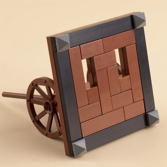 Medieval Military Castle Siege Machines Building Blocks Battering Ram ...