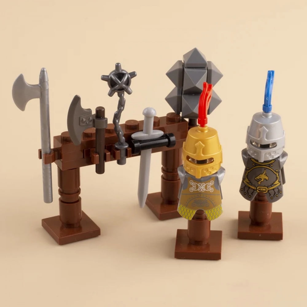 Medieval Military Castle Siege Machines Building Blocks Battering Ram ...