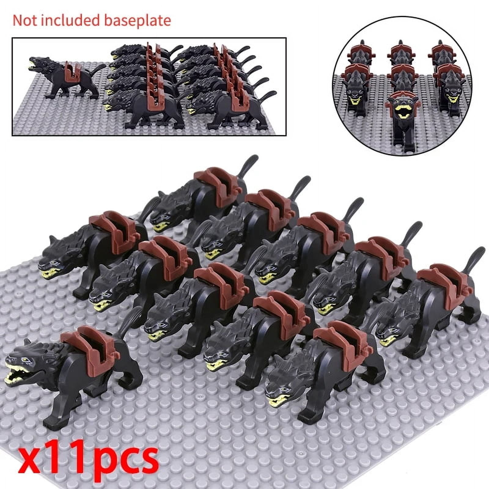Medieval Military Sets Cavalry Figures War Horse Animals Building ...