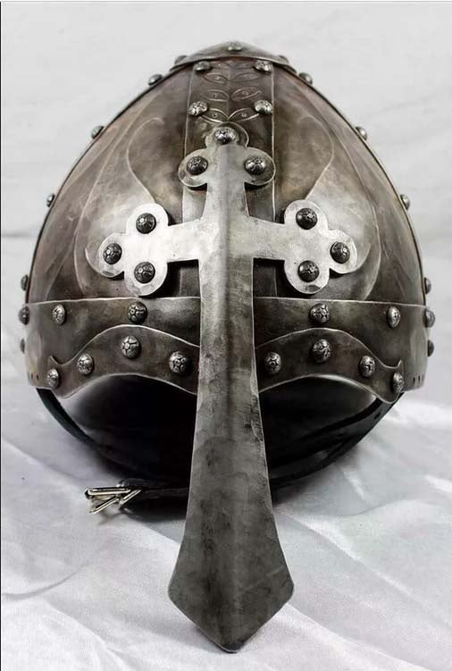 Medieval Norman Nasal Steel Helmet Armor 18GA SCA Helmet Viking Armor ...