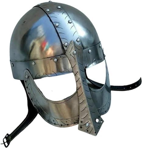 Medieval Norman Viking Norse Helmet, Armor Helmet Replica 18GA SCA LARP ...