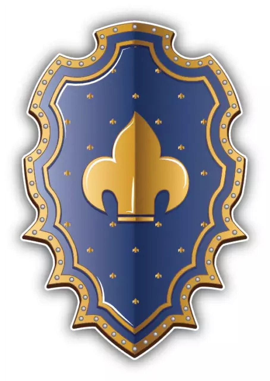 Medieval Ornament Shield Sticker Phone Decal Water Bottle Stickers Car ...