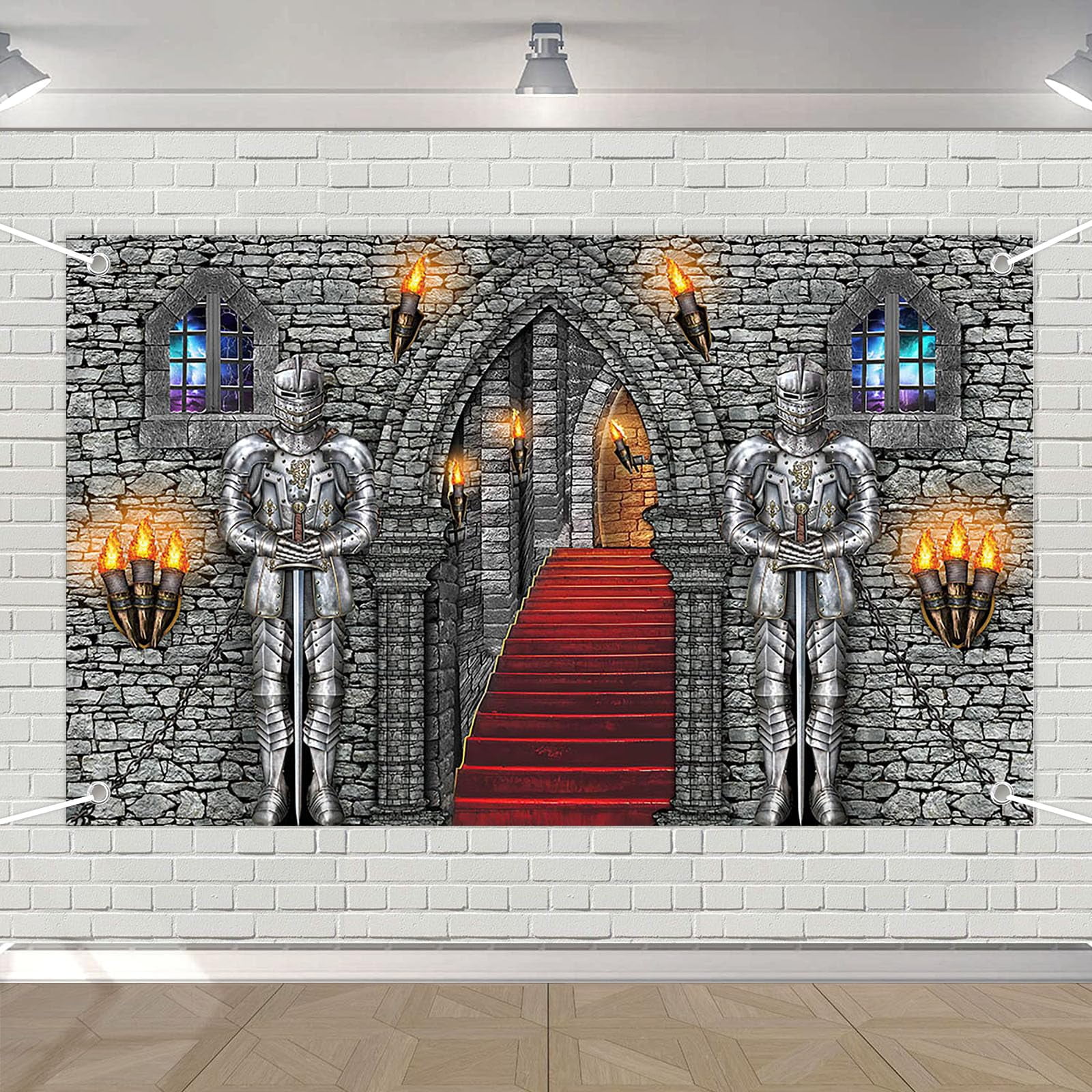 Medieval Party Banner Medieval Castle Backdrop Medieval Castle Backdrop ...