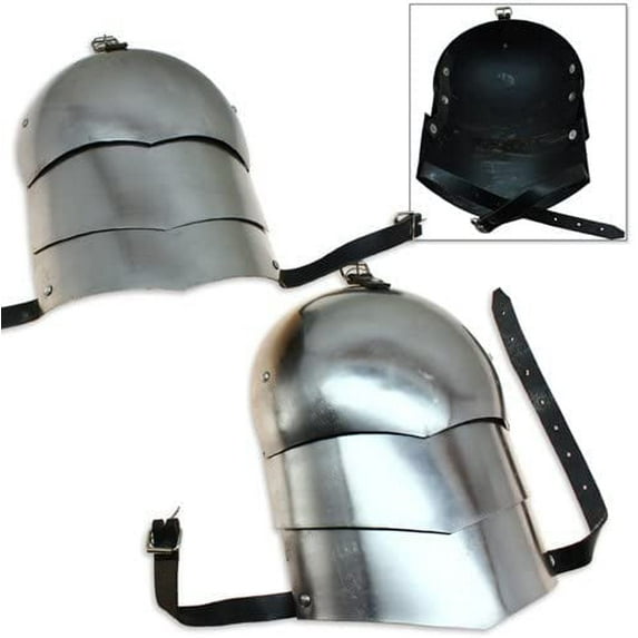 Medieval Pauldron Set Pair Plate Armor Carbon Steel Real Adult Size ...