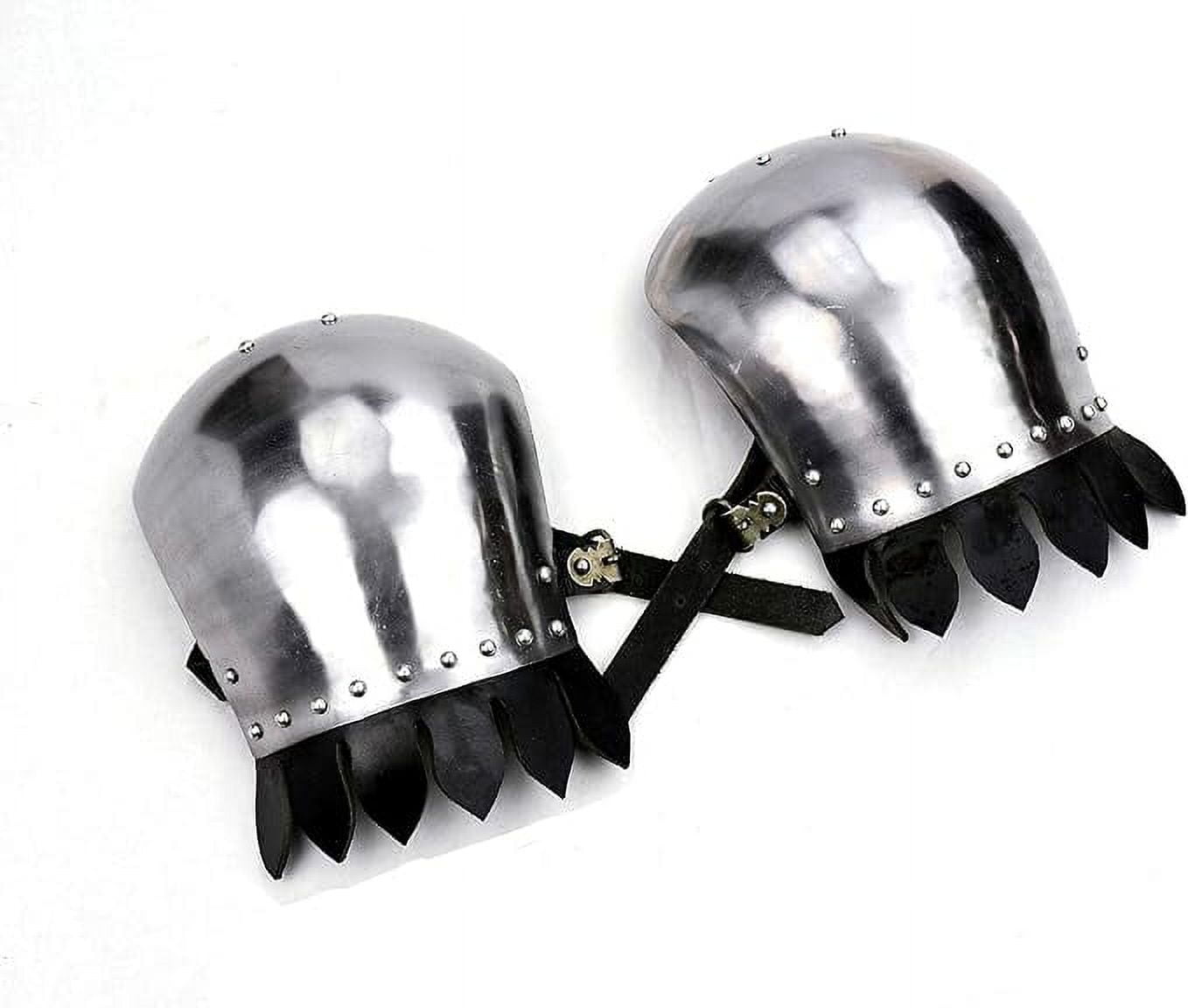 Medieval Pauldrons Steel Shoulder Armor Set - Walmart.com
