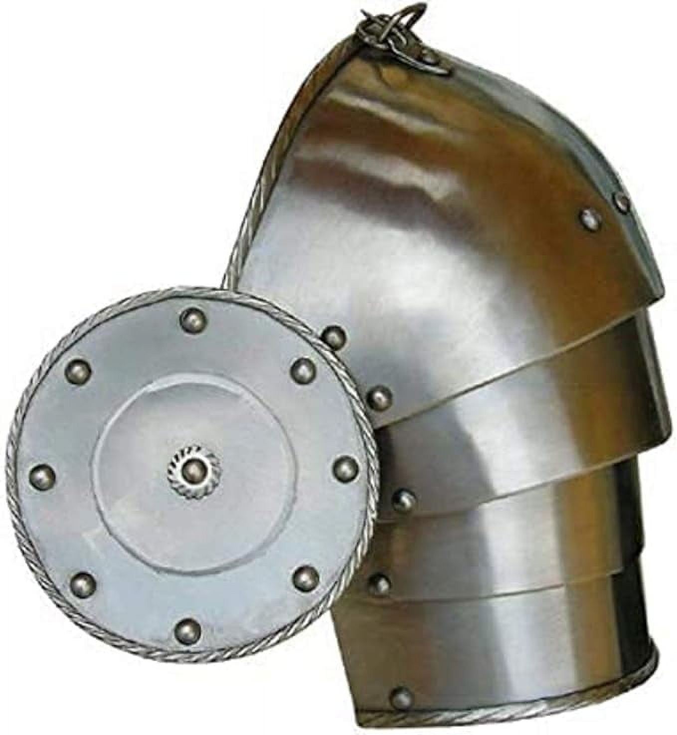 Medieval Pauldrons with Roundels Shoulder Armour Halloween Costume ...
